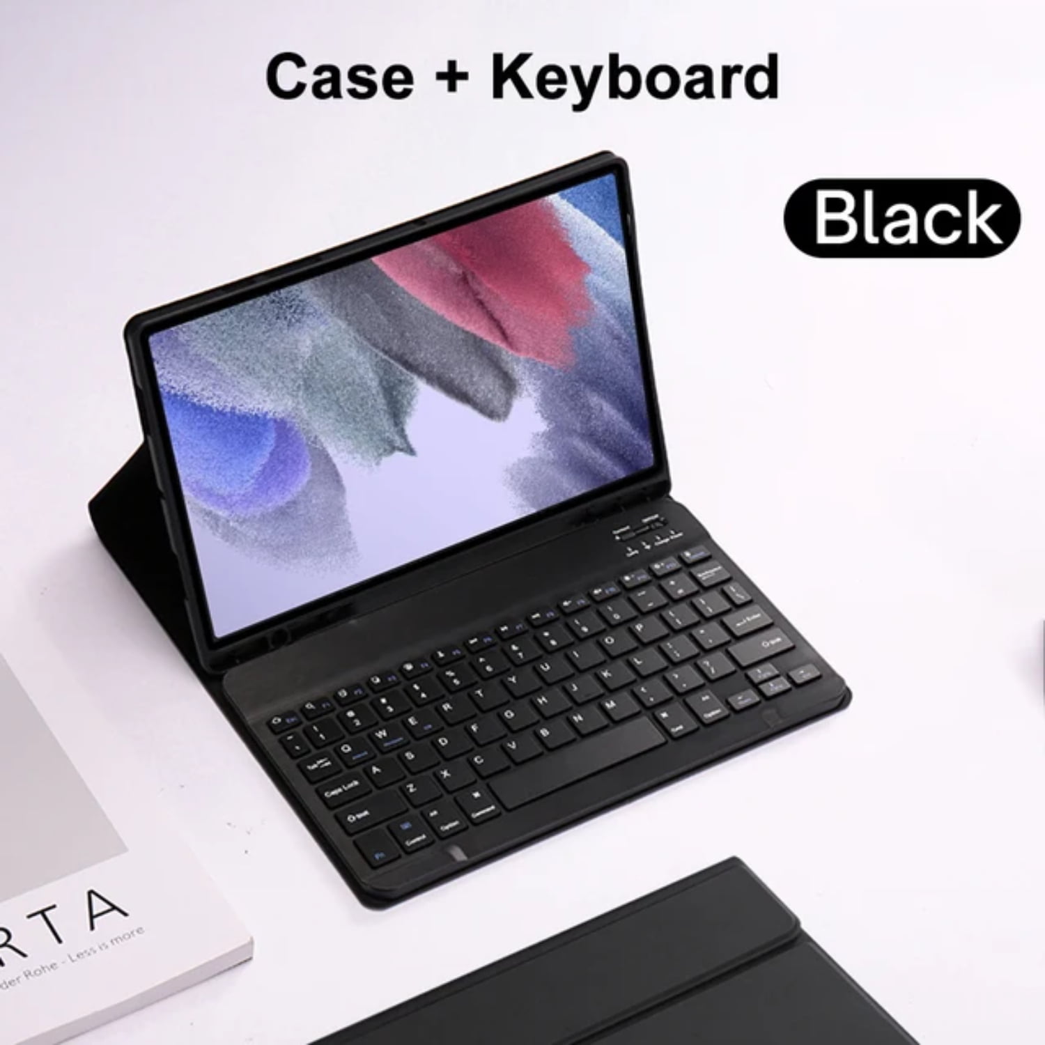 LOPNGLS Slim and Portable Ultra-Thin Tab A7 Lite 8.7 Inch Keyboard Case ...