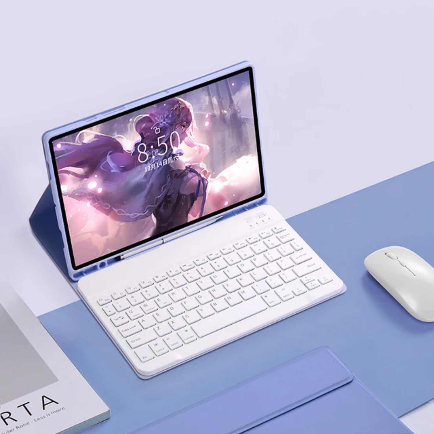 LOPNGLS Ultra-slim and Stylish Wireless Keyboard and Free Mouse Combo ...