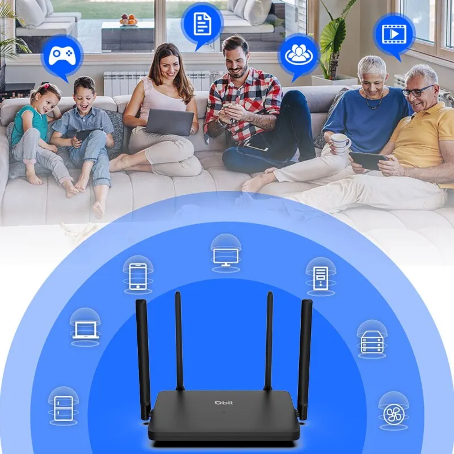 LOPNGLS Wifi Router AX1800 Wifi 6 Router 2.4GHz&5.8GHz Dual Band ... LOPNGLS Wifi Router AX1800 Wifi 6 Router 2.4GHz&5.8GHz Dual Band ...