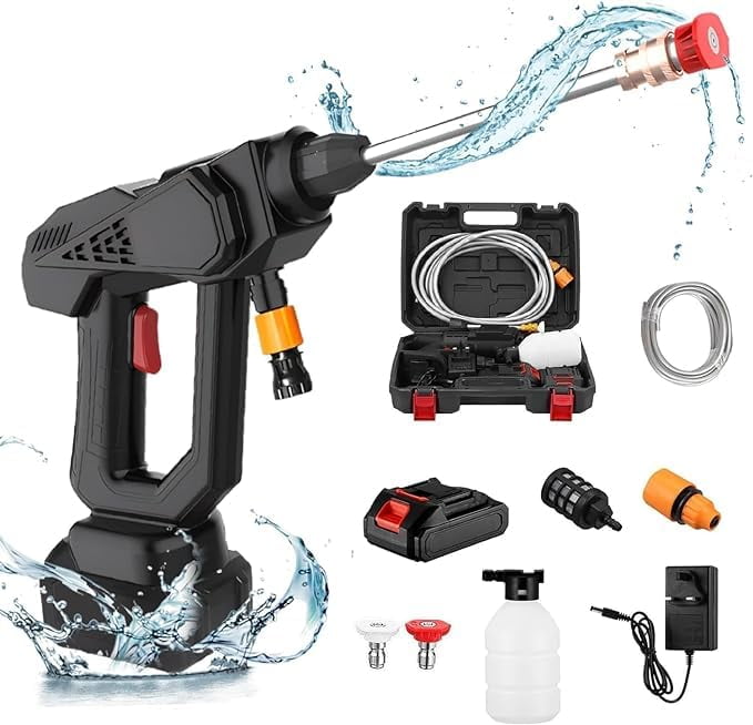 LORD LUCIFER Portable High Pressure Washer Gun Cordless Car Washing ...