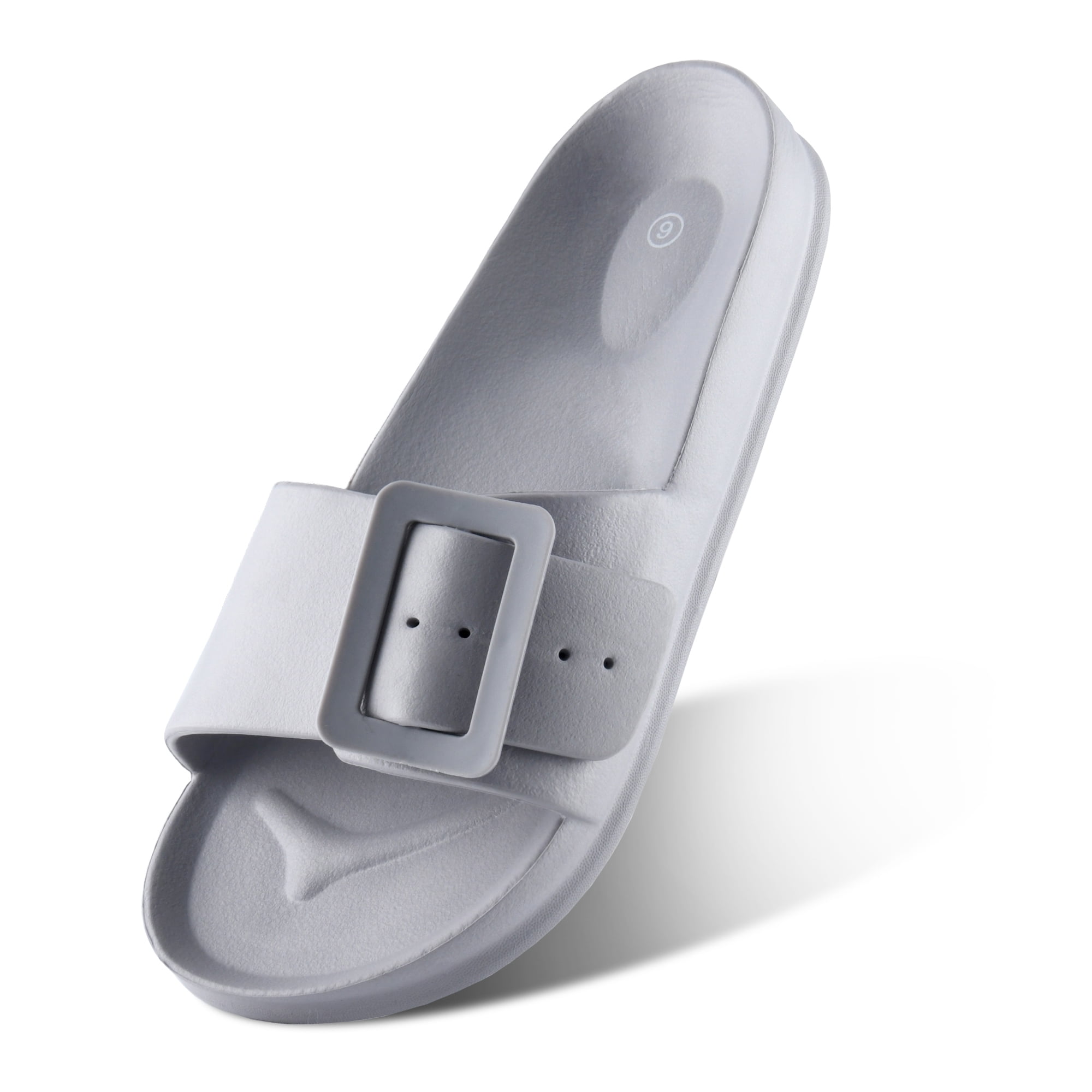 LORDFON Women's Adjustable EVA Slide Sandals, Comfortable Non-Slip ...