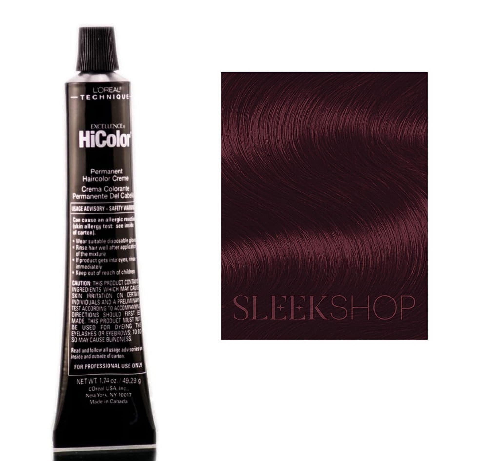 LOREAL - Excellence HiColor HiLights Red Highlights Black Plum H23 ...