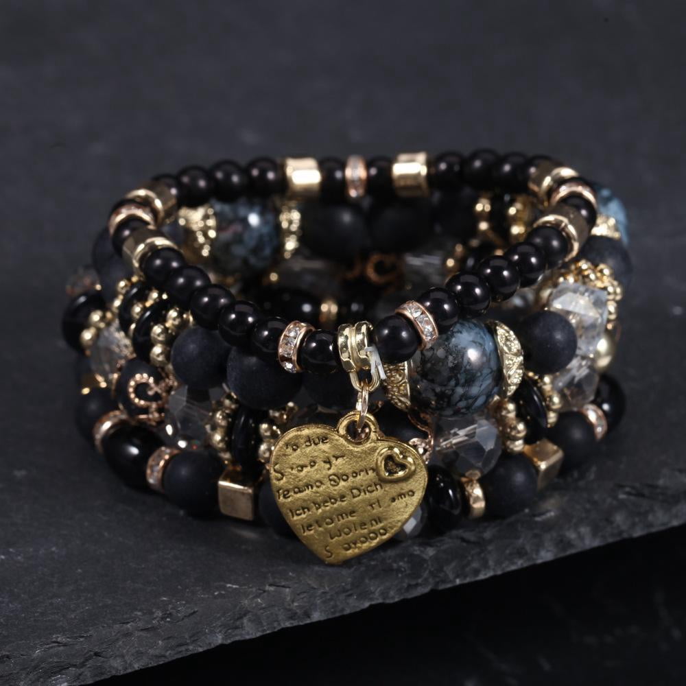 LORENTH Bohemian Ocean Style Bracelet Jewelry, Original Candy Color ...