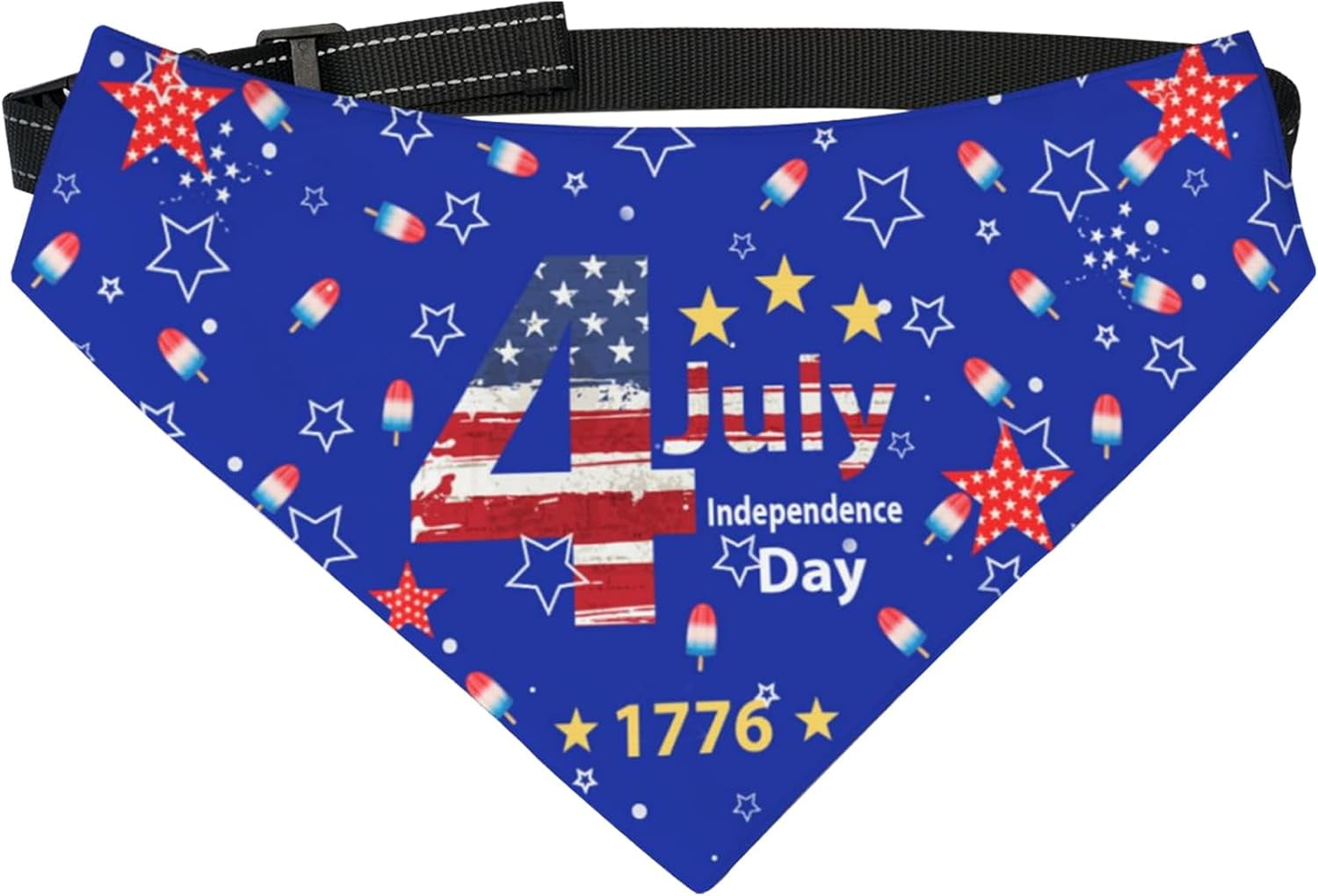 LORTURE Dog Bandanas 4th of July, Dog Bandanas Collar Slip on for ...