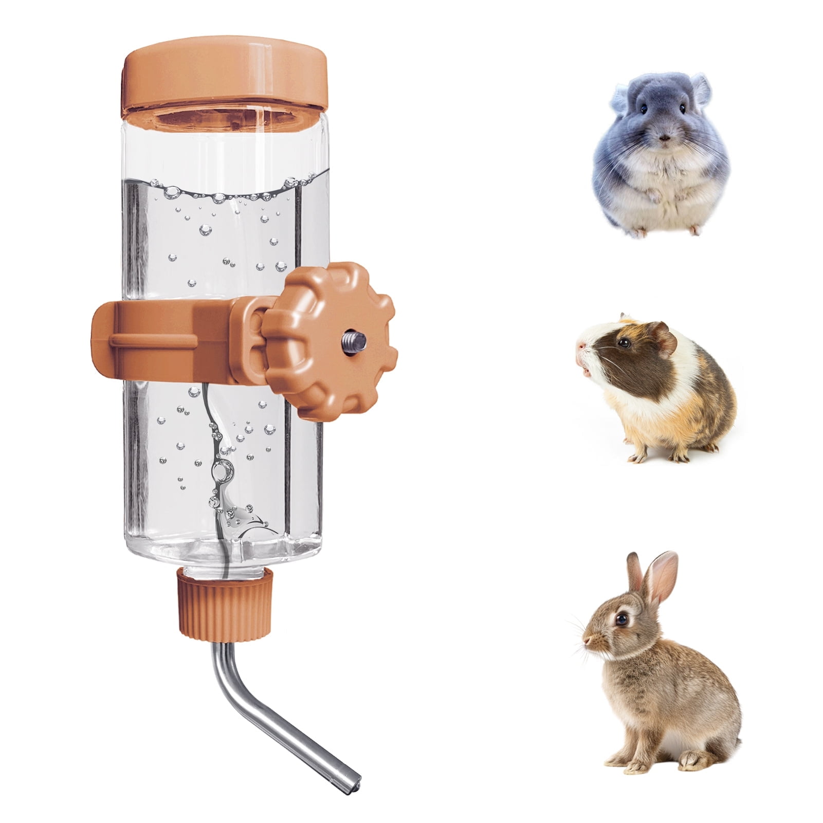 LOS ANDES Hamster Water Bottle No-Drip Water Bottle Leak-proof Water ...