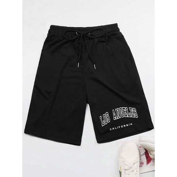 LOS ANGELES CALIFORNIA Graphic Drawstring Shorts - Walmart.com