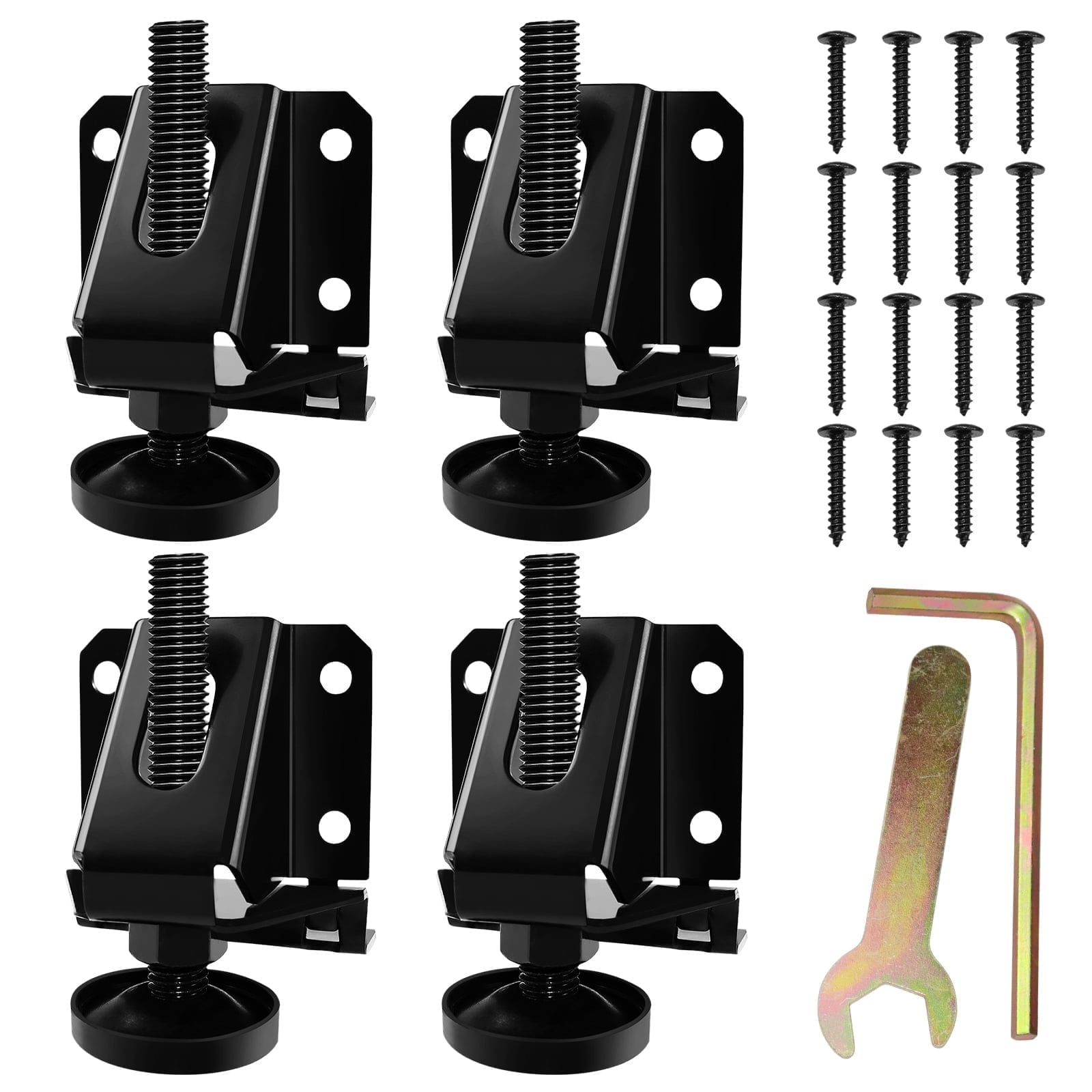 LOSCHEN 4 PCS Heavy Duty Adjustable Leveling Feet for Furniture,Hexagon ...