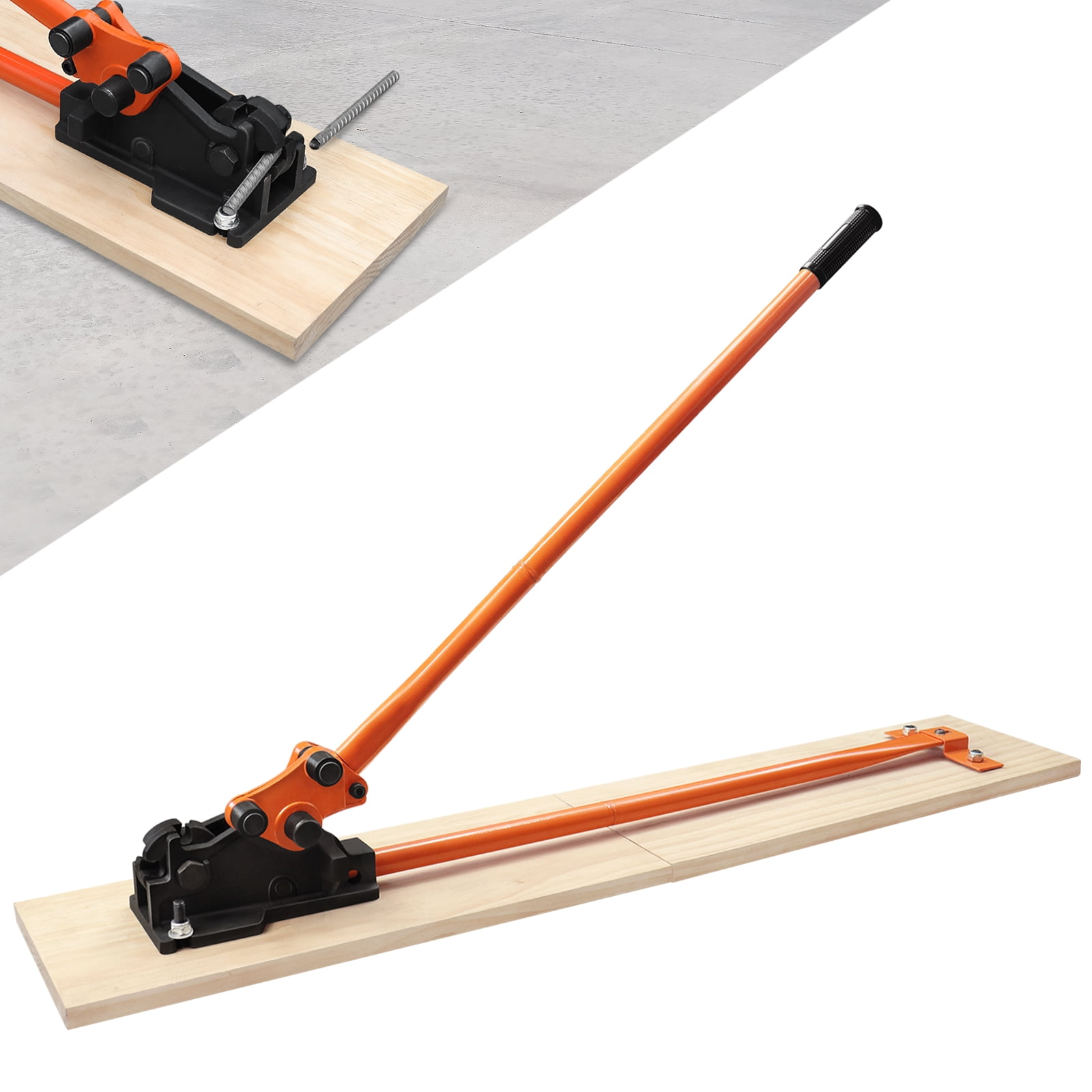 LOSCHEN Manual Rebar Cutter and Bender with Wooden Board,for ...