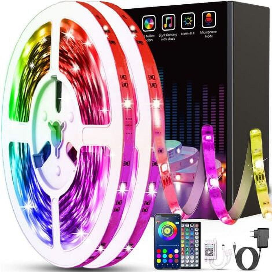 LOST Led Strip 30m, Bluetooth Bedroom Led, Led Strip Controlled by APP ...