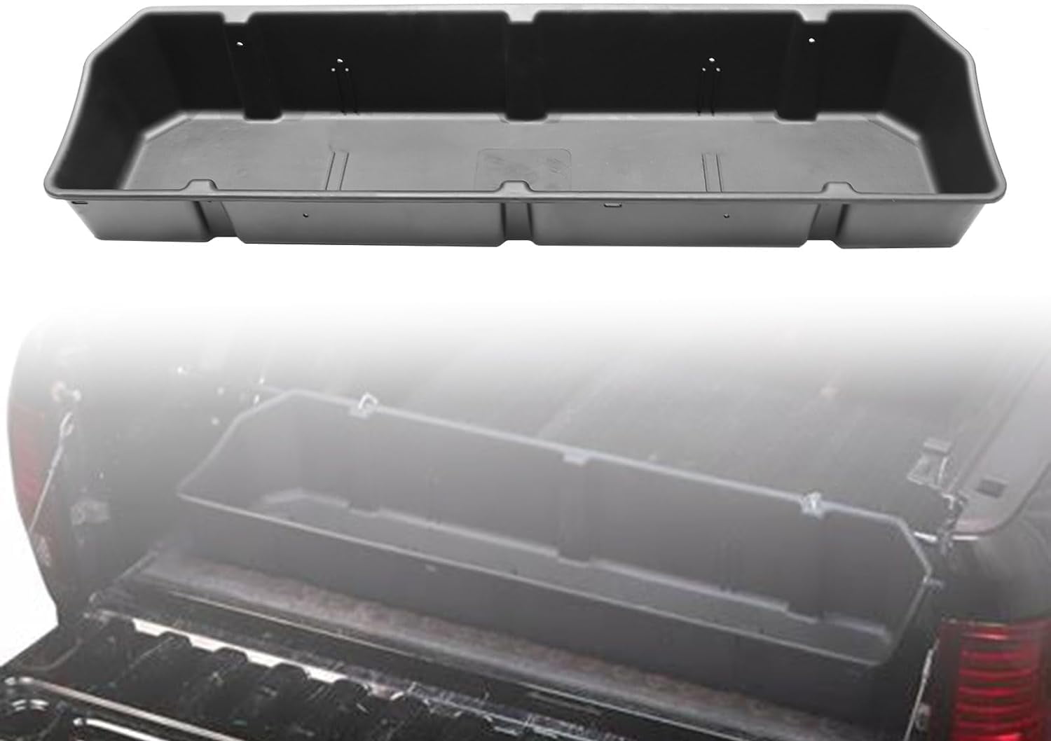 LOSTAR Full Size Truck Bed Storage Cargo Organizer Fits Ram Silverado ...