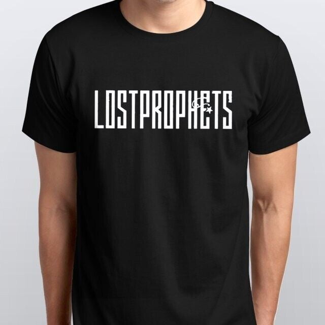 LOSTPROPHETS T-SHIRT All sizes S M L XL XXL colours Black, White ...
