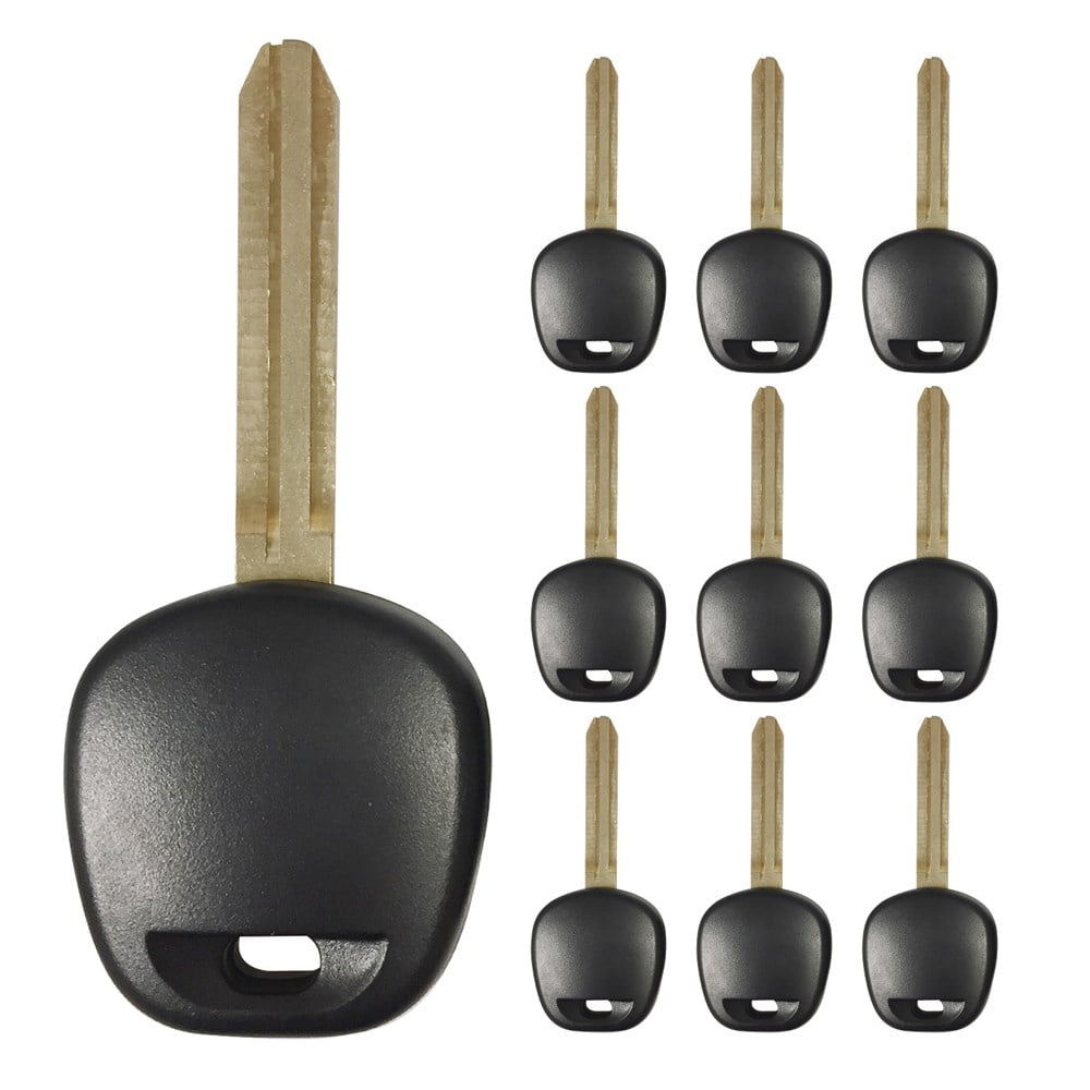 LOT OF 10 Replacement Chip Car Key with 4D-67 Transponder for Toyota ...