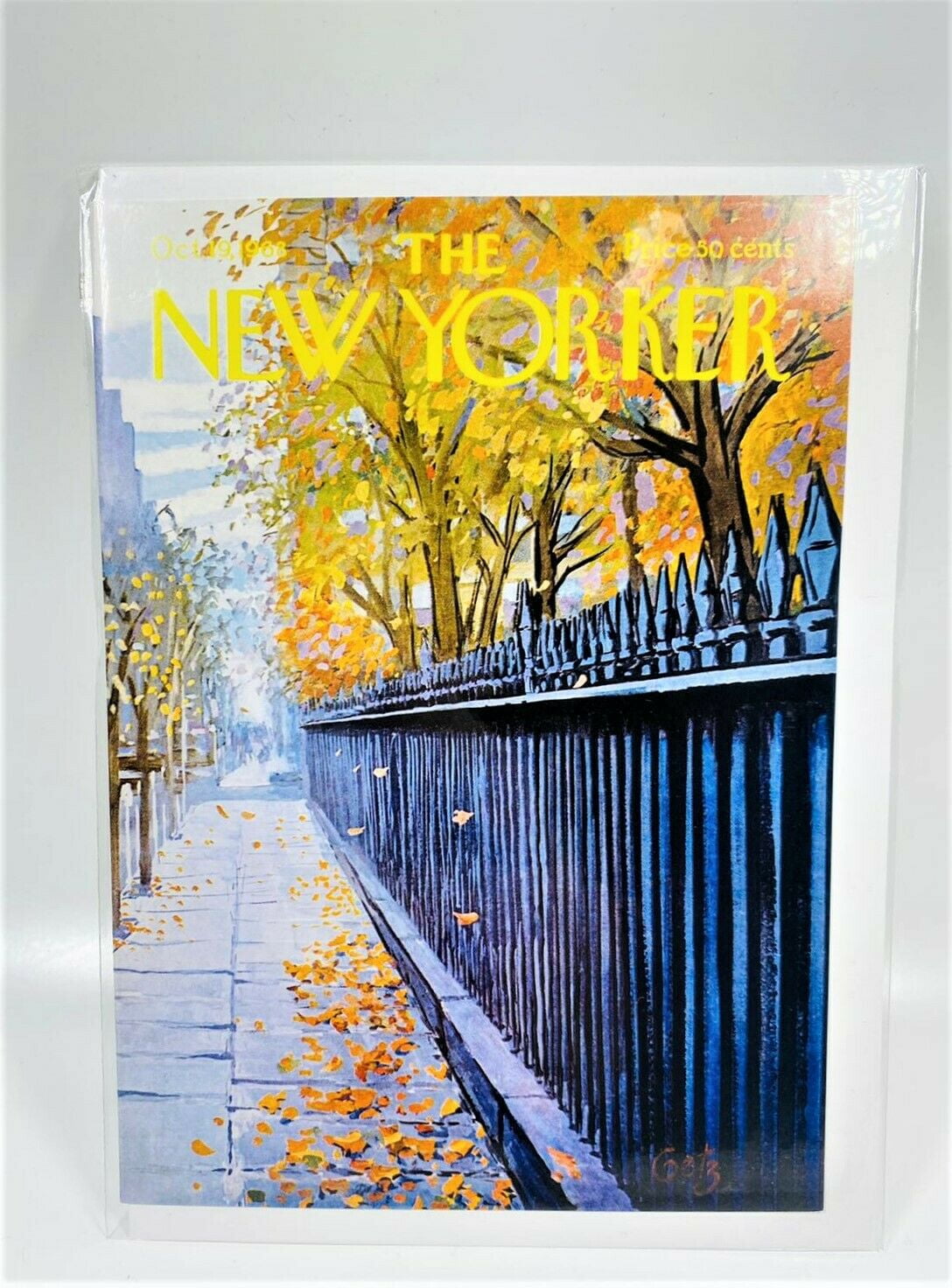 LOT OF 10 The New Yorker - Oct.19, 1963 - By Arthur Getz - Greeting ...
