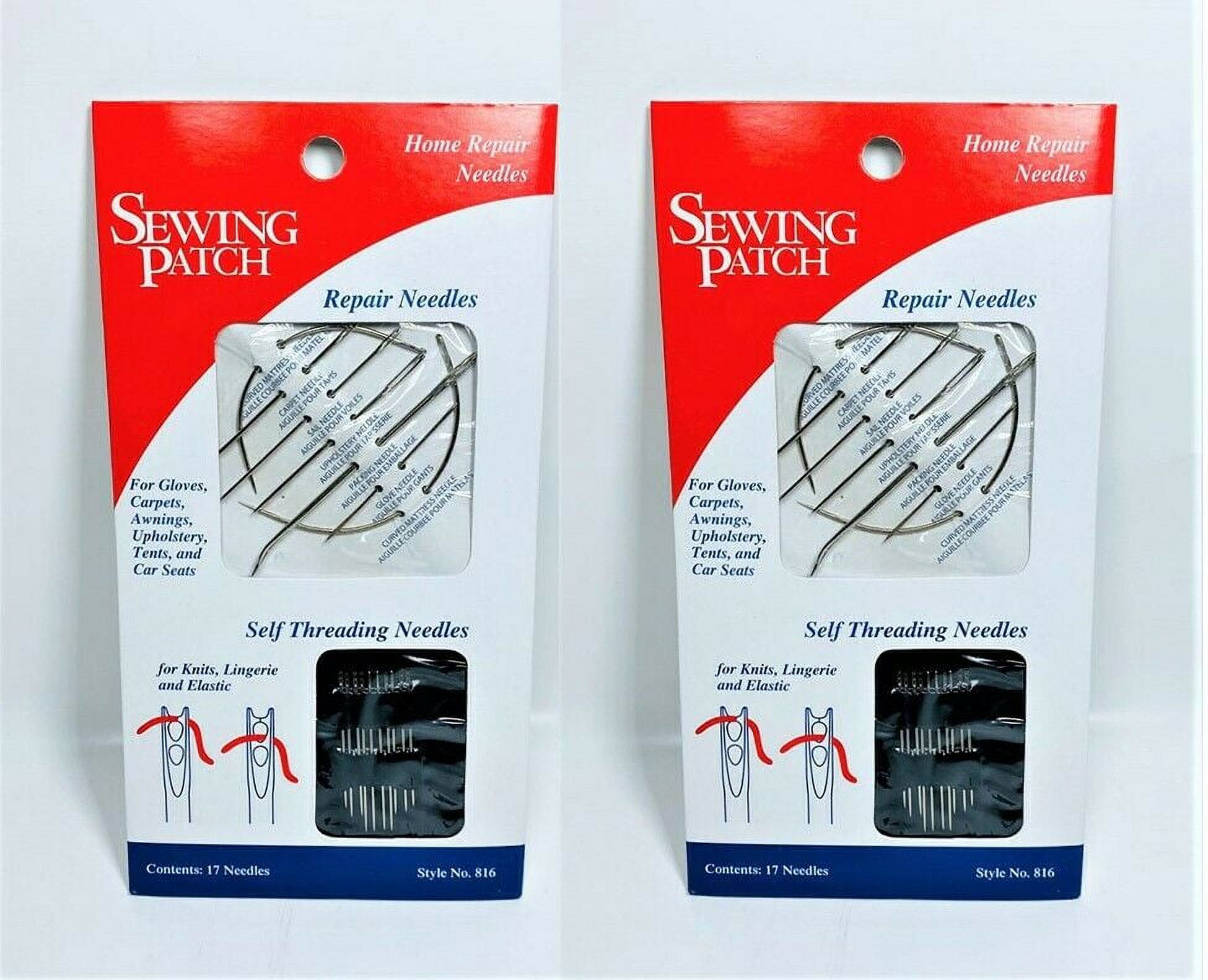 LOT OF 2 Allary Style Home Repair Needles, 17pcs Value Pack - Walmart.com