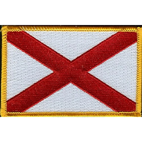 LOT OF 25!! Alabama Patch 3.50" x 2.25", State of Alabama Embroidered ...