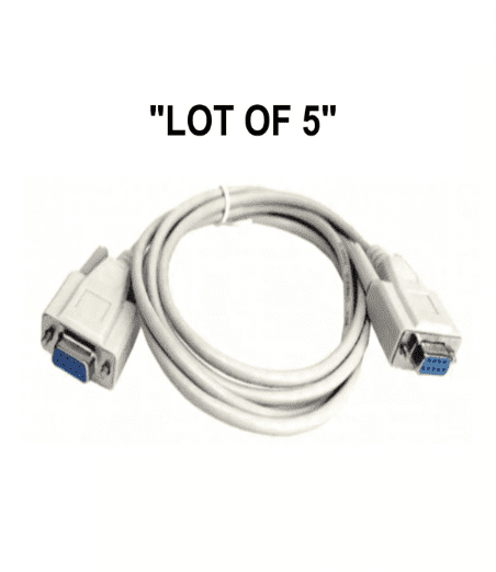 "LOT OF 5" AWM 2464 F/F Serial Cable - E212689 - Walmart.com
