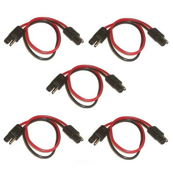 LOT OF 5 Workman TP-2 2-Pin 12" Polarized Quick Disconnect CB Radio ...