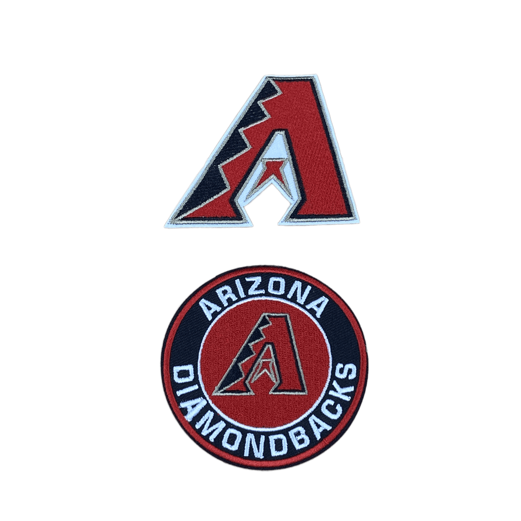 LOT SET OF 2 ARIZONA DIAMOND BACKS MLB BASEBALL IRON ON PATCHES 3”x3 ...