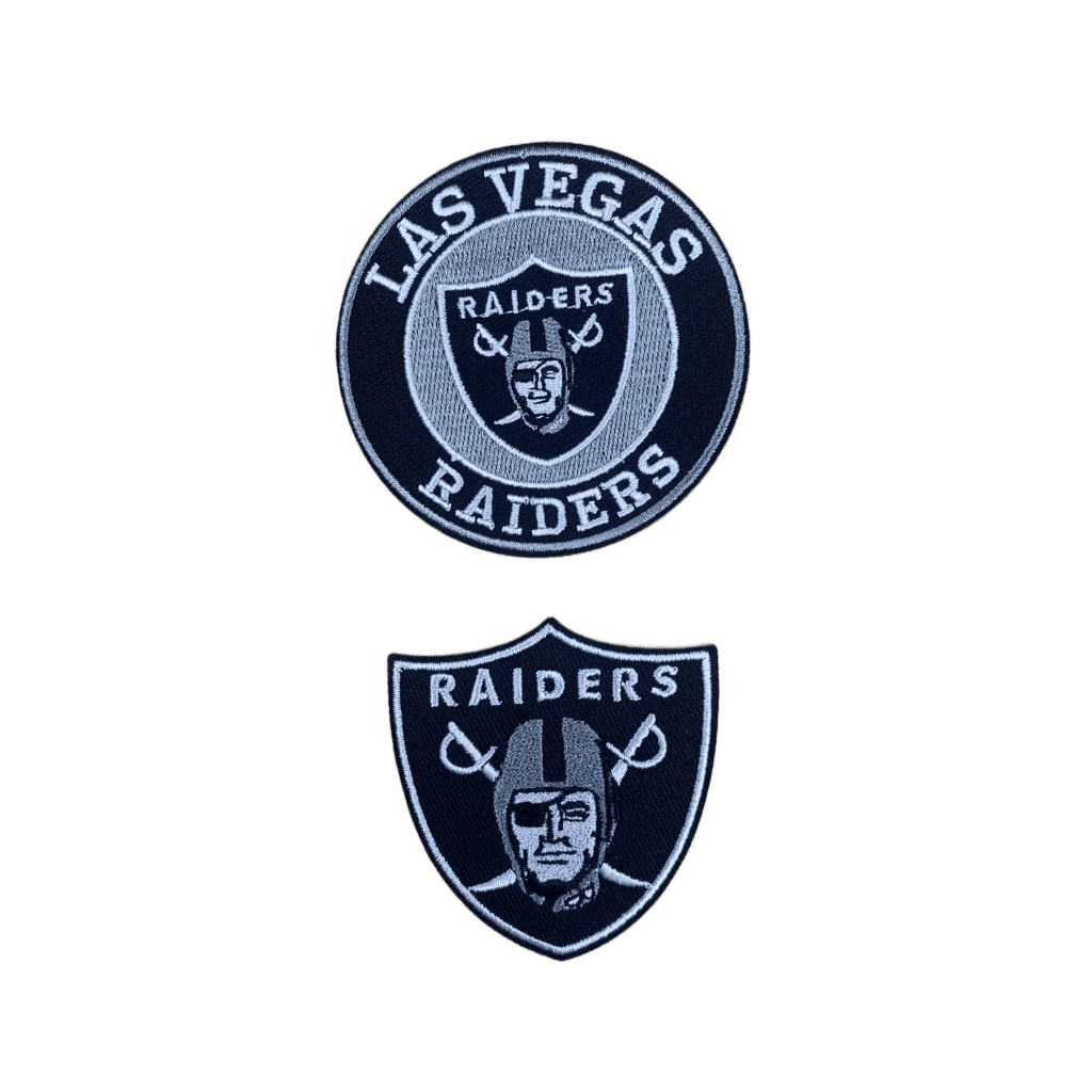 LOT SET OF 2 Las Vegas Raiders NFL IRON ON PATCHES 3”x3” - Walmart.com