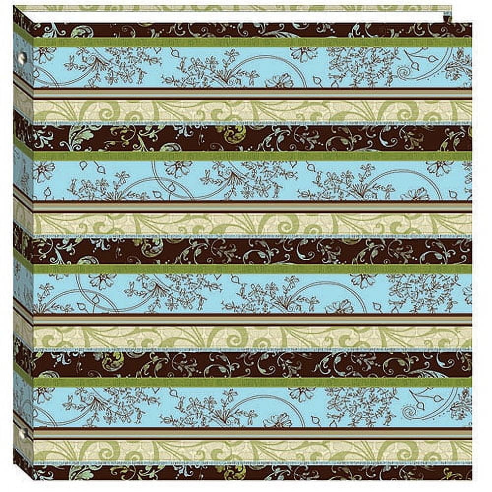 LOTS OF PATTERN Design 3-ring album w EZ-stick magnetic pages - Walmart.com