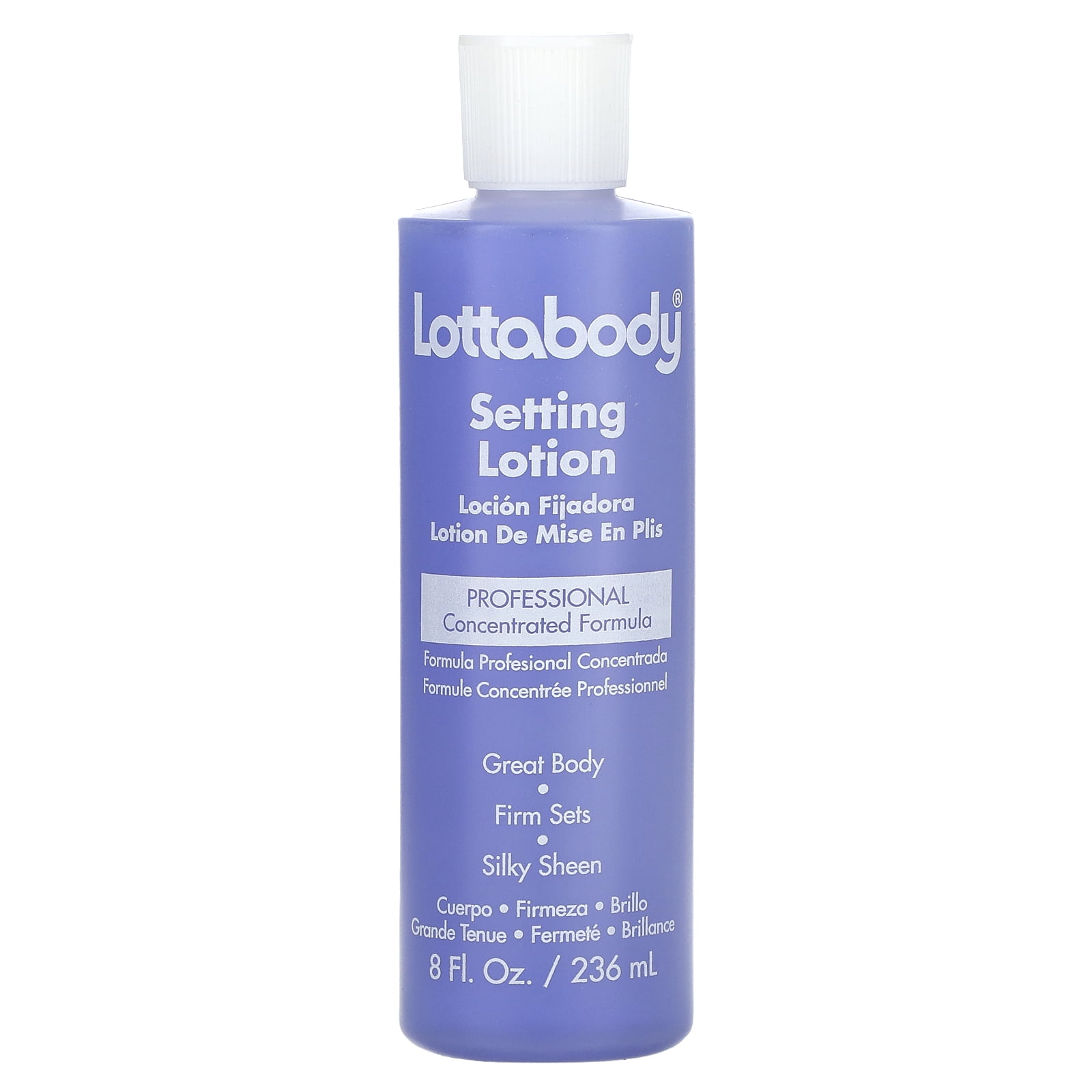Lottabody Setting Lotion, 8 oz, Firm Long-Lasting Curls, Adds Body and ...