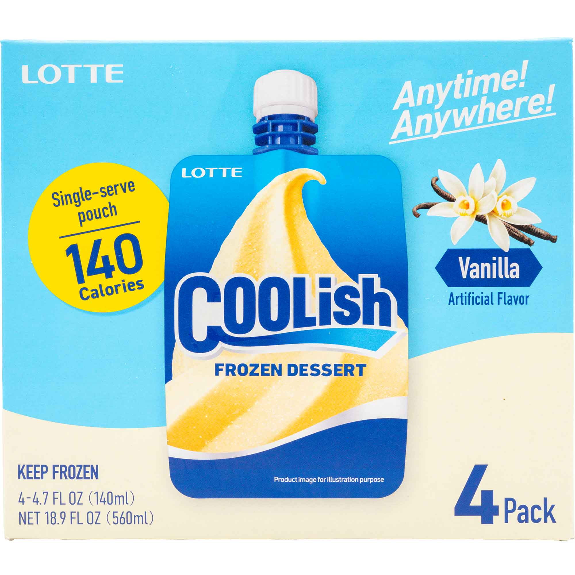 Lotte Coolish Vanilla 4 Pack - Walmart.com