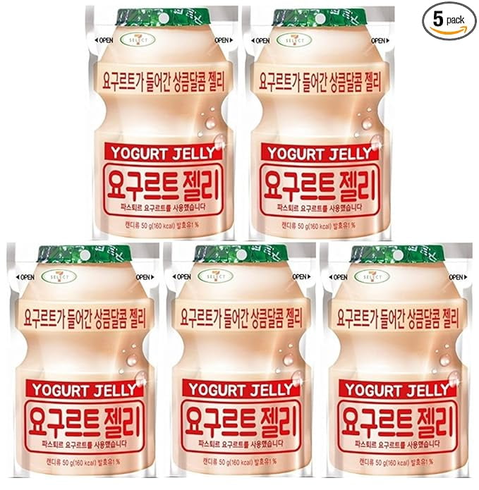 LOTTE YOGURT JELLY GUMMY CANDY (50g) - YOGURT Flavored x 5 ea (Product ...