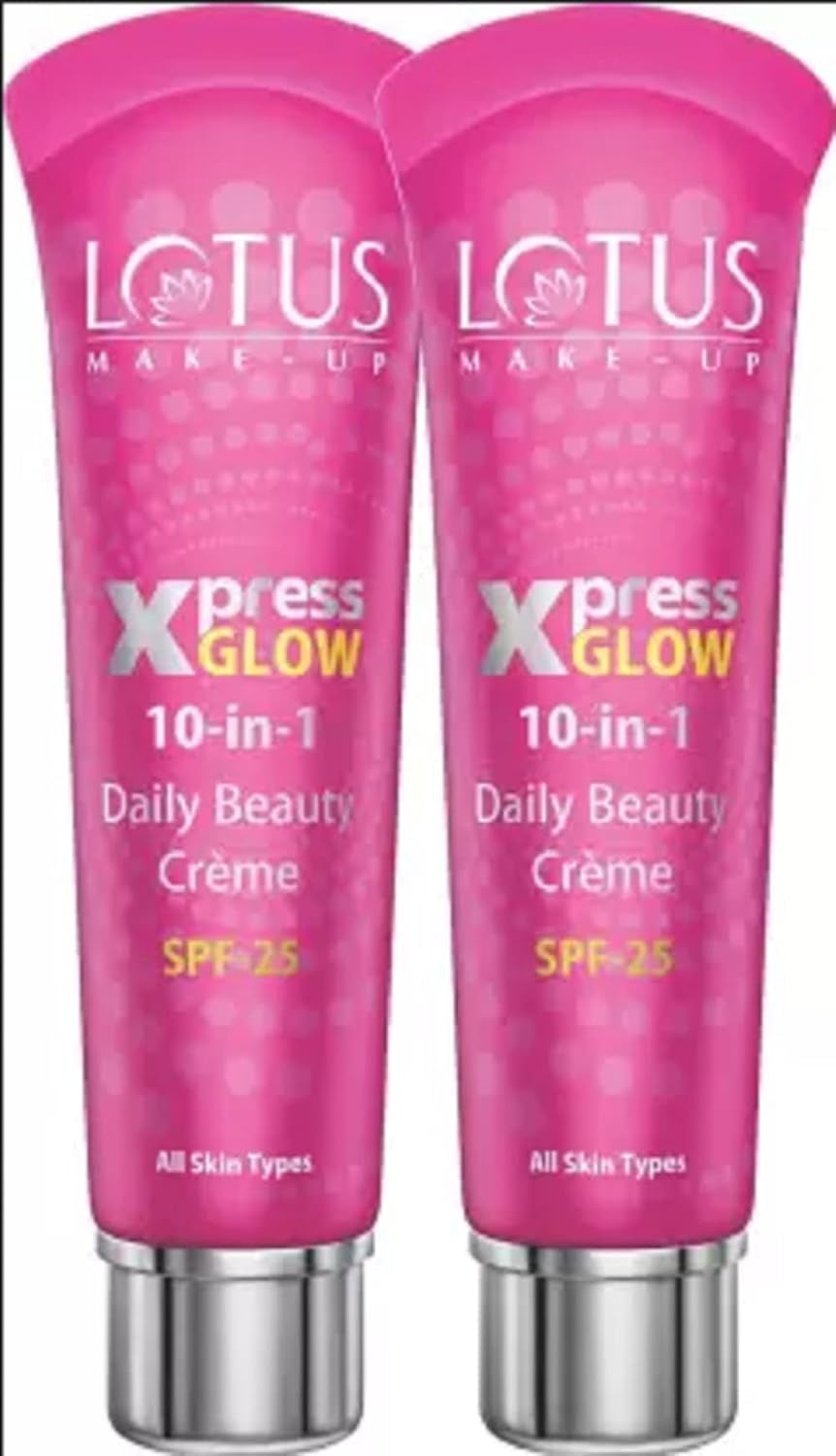 LOTUS MakeUp Xpress Glow 10 in 1 Daily Beauty Cream 30g 2 Pack of 2 ...