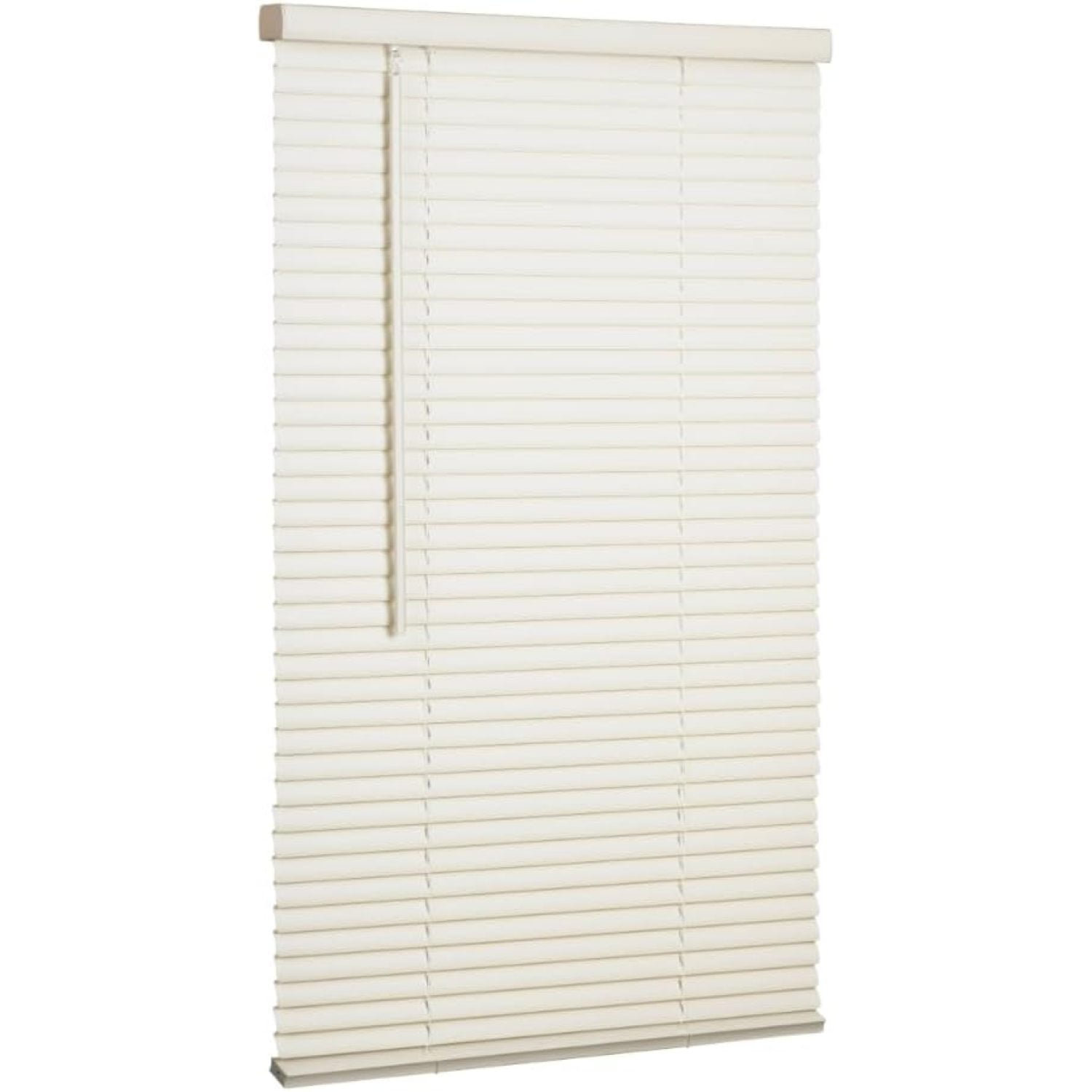 LOTUS & WINDOWARE Cordless Mini Blind, 1" Vinyl Slats, 34.5" Wide x 60 ...