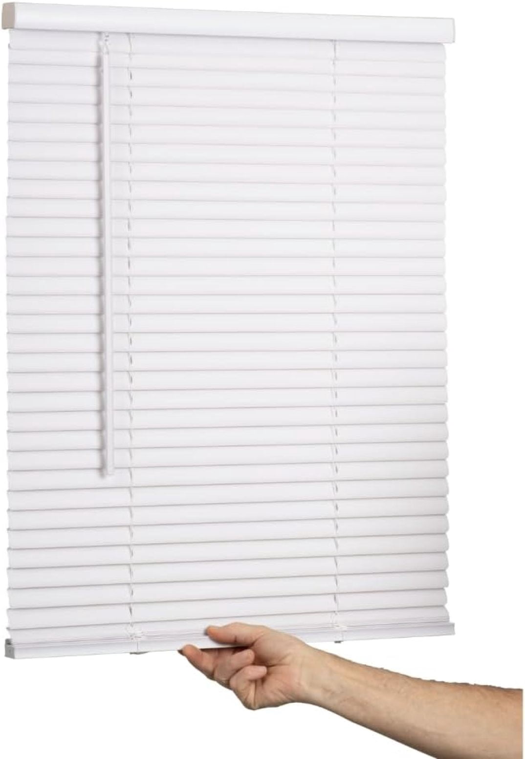 LOTUS & WINDOWARE Cordless Mini Blind, 1" Vinyl Slats, 46" Wide x 72 ...