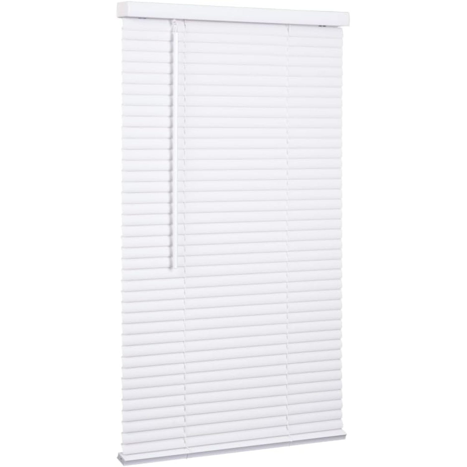LOTUS & WINDOWARE Cordless Mini Blind, 1" Vinyl Slats, 57" Wide x 48 ...