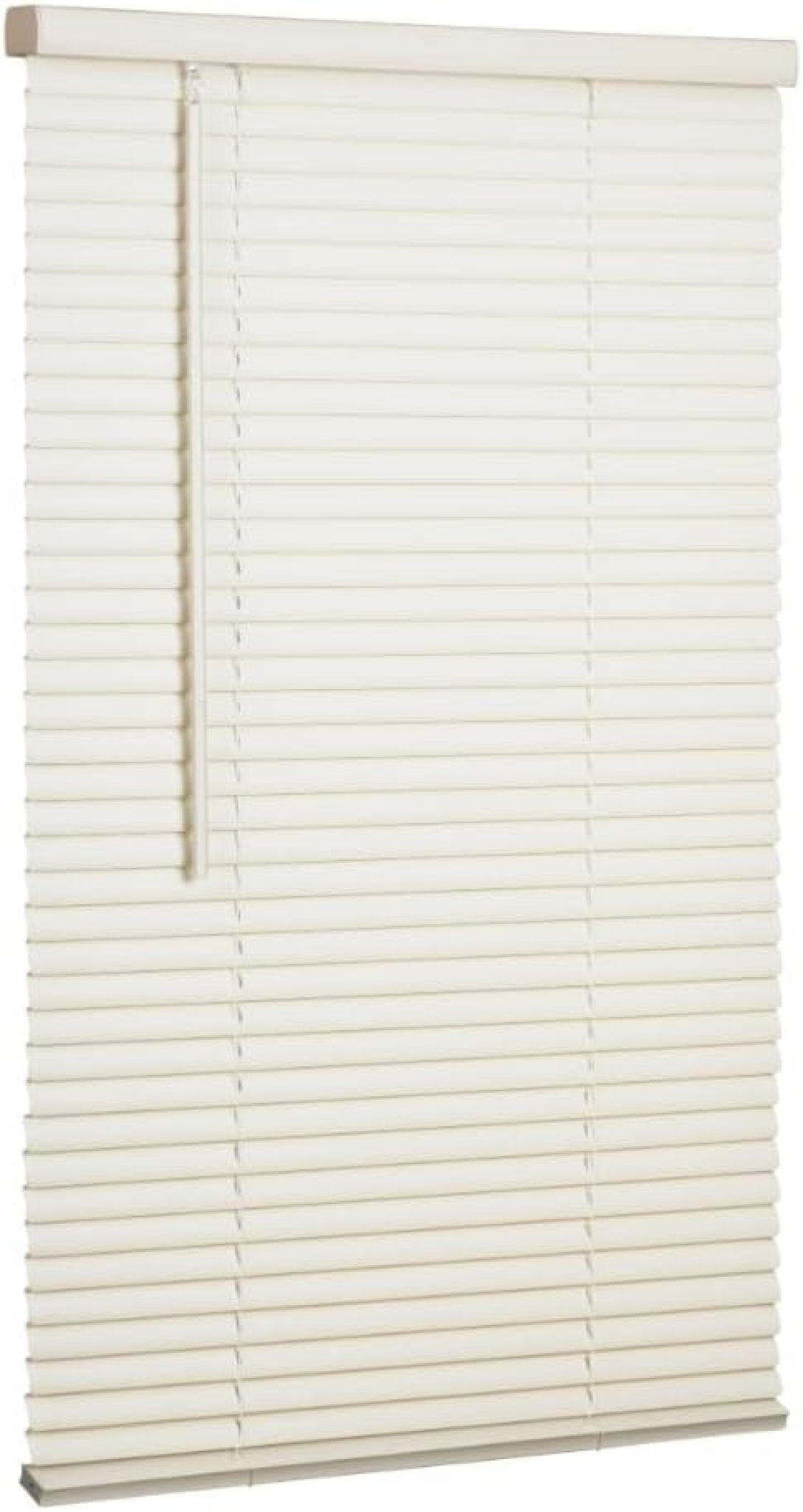 LOTUS & WINDOWARE Cordless Mini Blind, 1" Vinyl Slats, 63" Wide x 72 ...