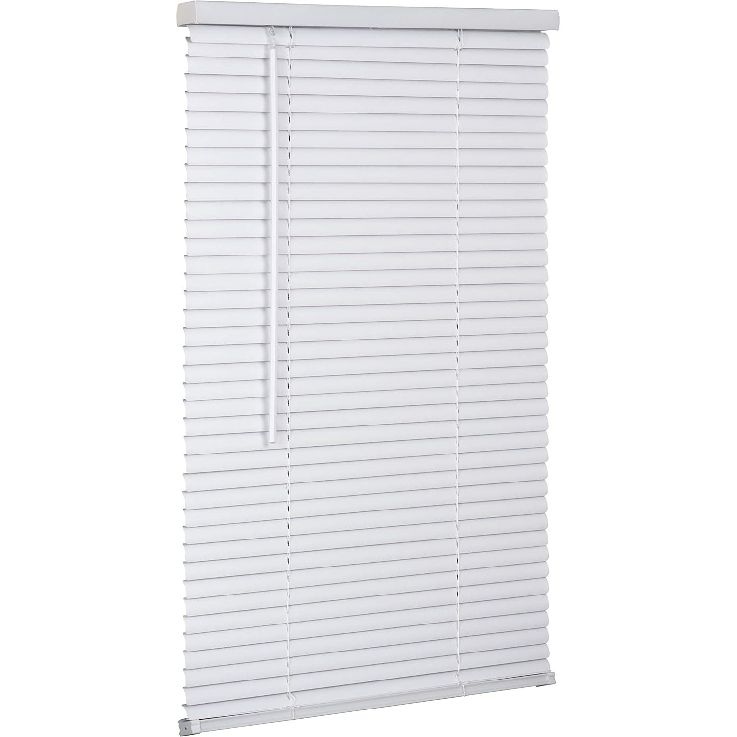 LOTUS & WINDOWARE Cordless Mini Blind, 1" Vinyl Slats, 68" Wide x 48 ...