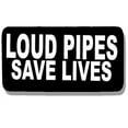 LOUD PIPES SAVE LIVES - Funny Bikers Motorcycle HELMET Sticker DECAL ...