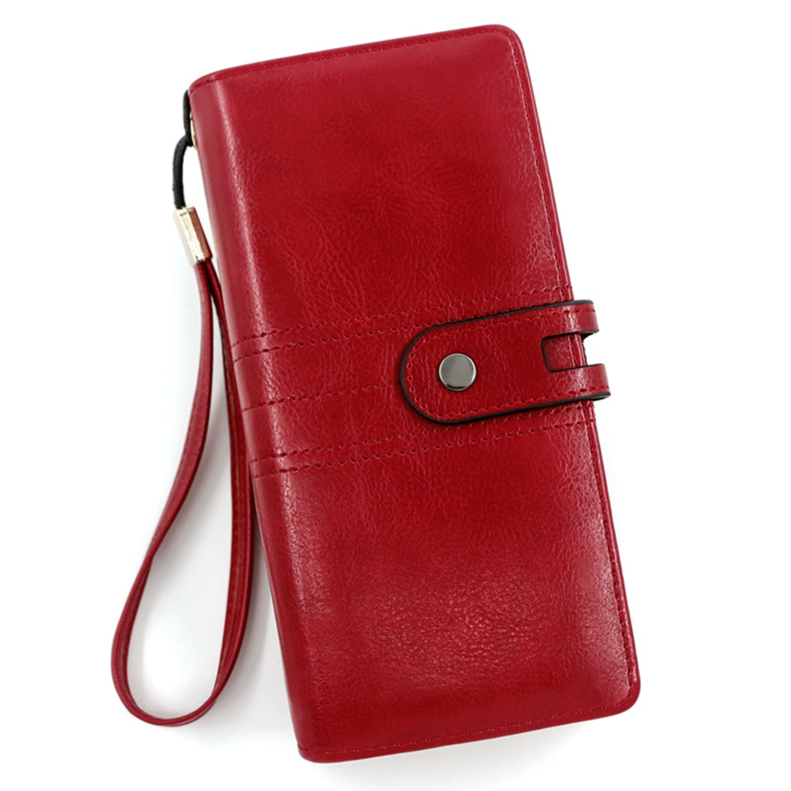 LOUEBICA Women's Wallet Large Capacity RFID Blocking Leather Wristlet ...