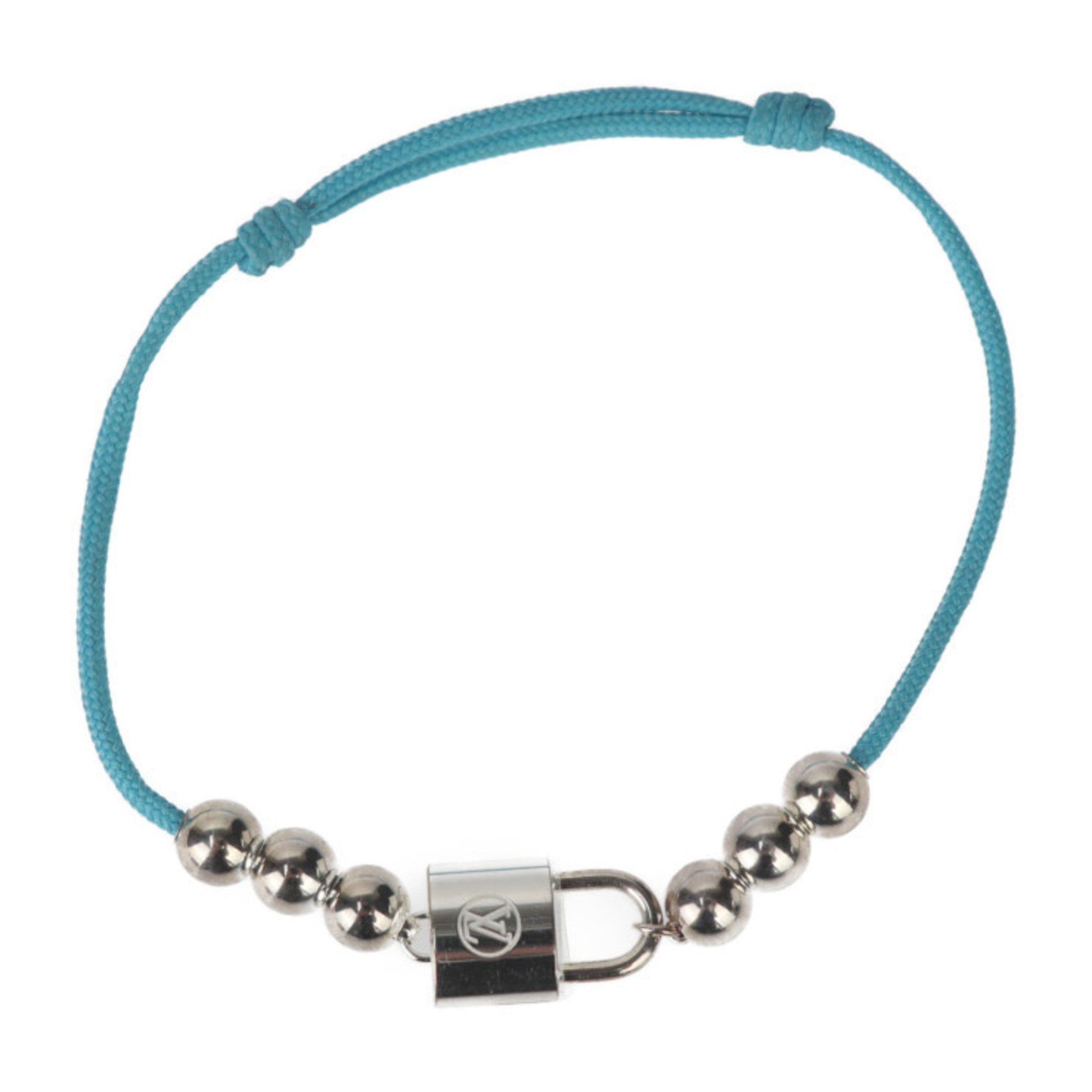 Pre-Owned LOUIS VUITTON Louis Vuitton Lockit Beads Bracelet Q05785 ...