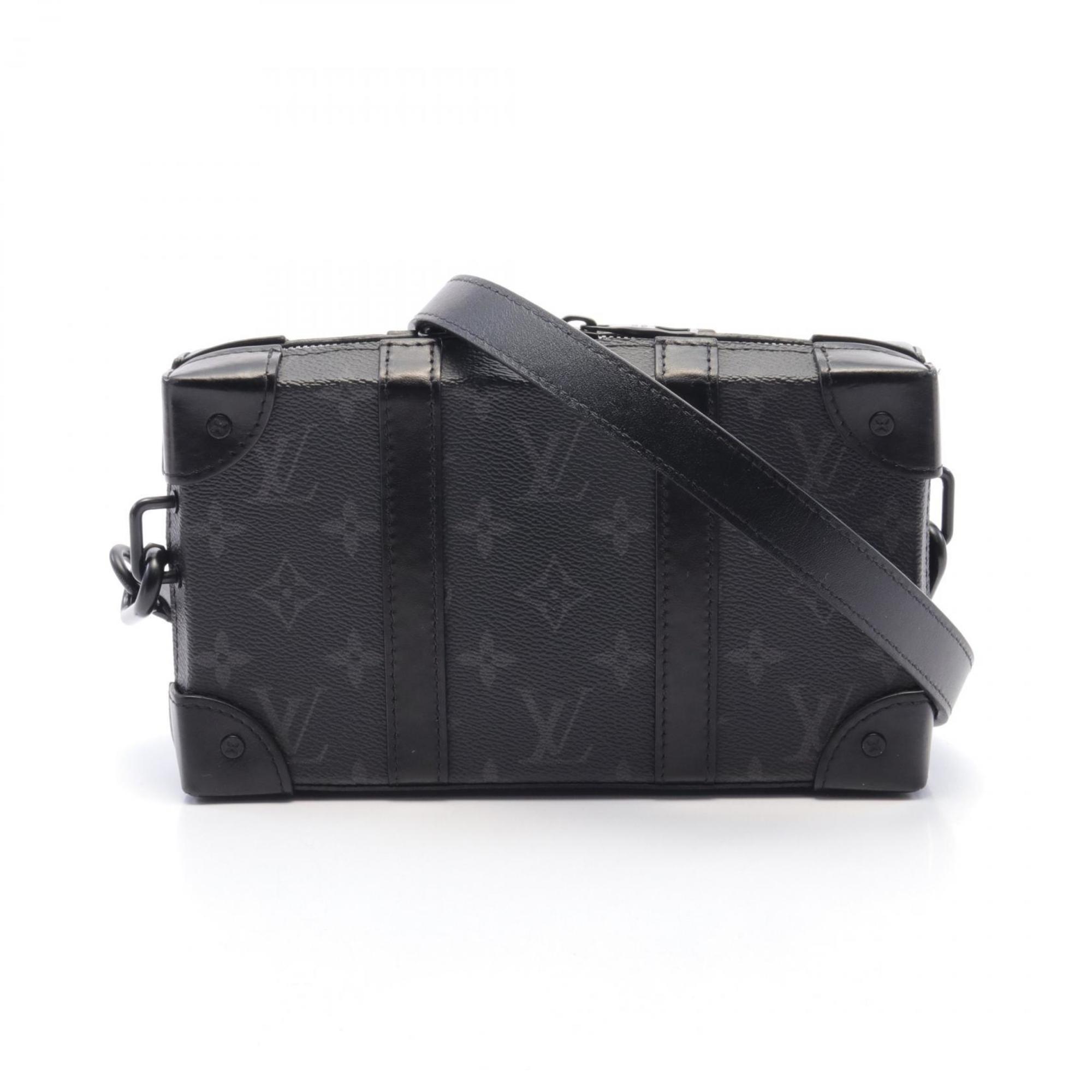 Pre-Owned LOUIS VUITTON Soft Trunk Wallet Shoulder Bag Coated Canvas ...