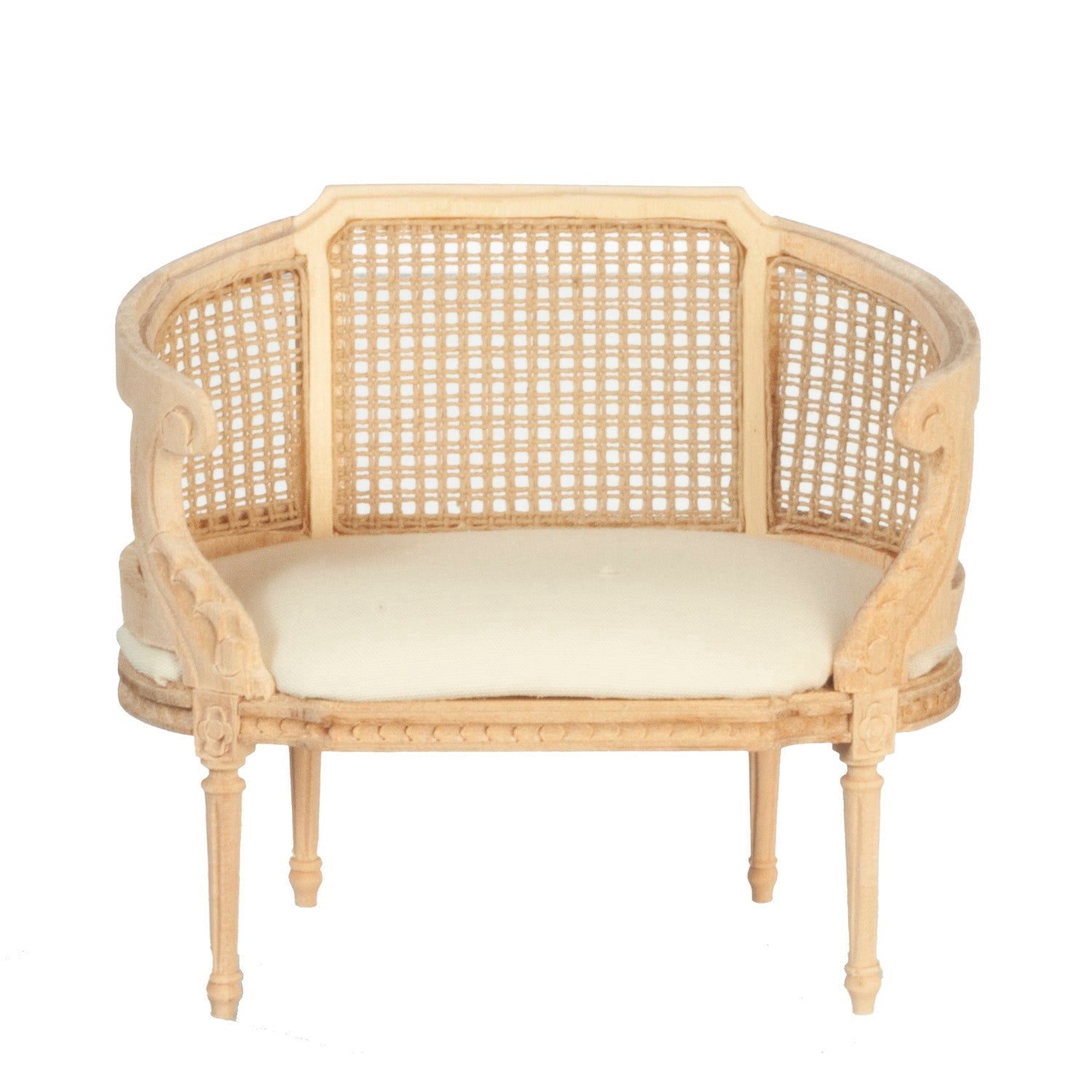 LOUIS XIV SMALL SETTEE/UN Miniature Scale - Walmart.com