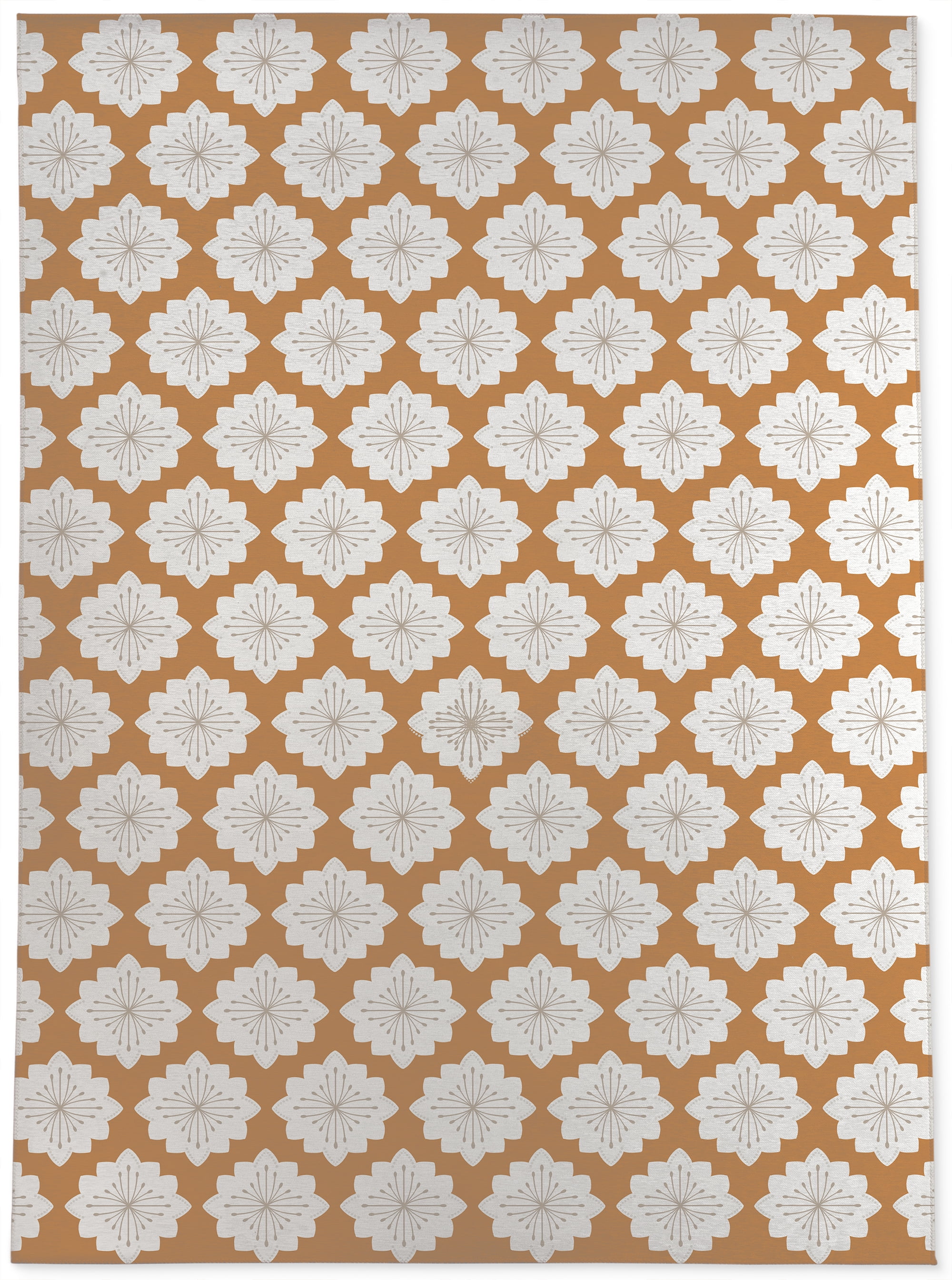 LOUISE TERRACOTTA Kitchen Mat By Kavka Designs - Walmart.com
