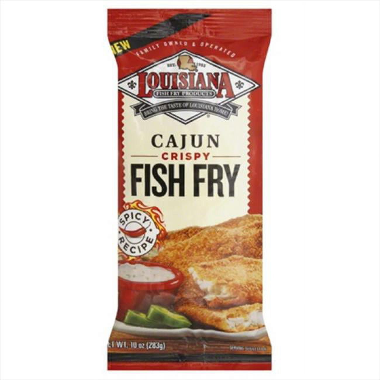 LOUISIANA FISH FRY CAJUN-10 OZ -Pack of 12 - Walmart.com