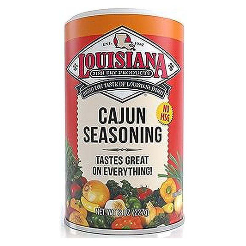 LOUISIANA FISH FRY SSNNG CAJUN 8 OZ - Pack of 12 - Walmart.com