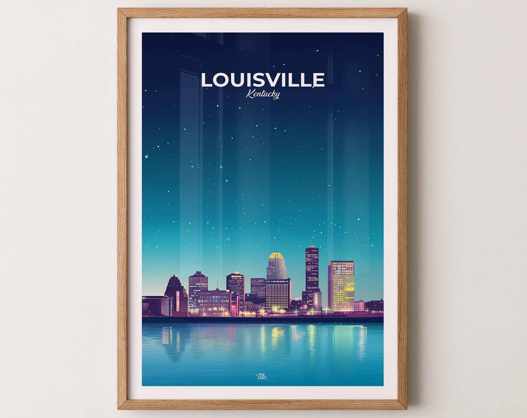LOUISVILLE Poster, Louisville Travel Poster, Louisville Art Print ...