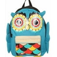 LOUNGEFLY Owl Backpack Student Owl Turquoise Cute Ear Feet Wings School ...
