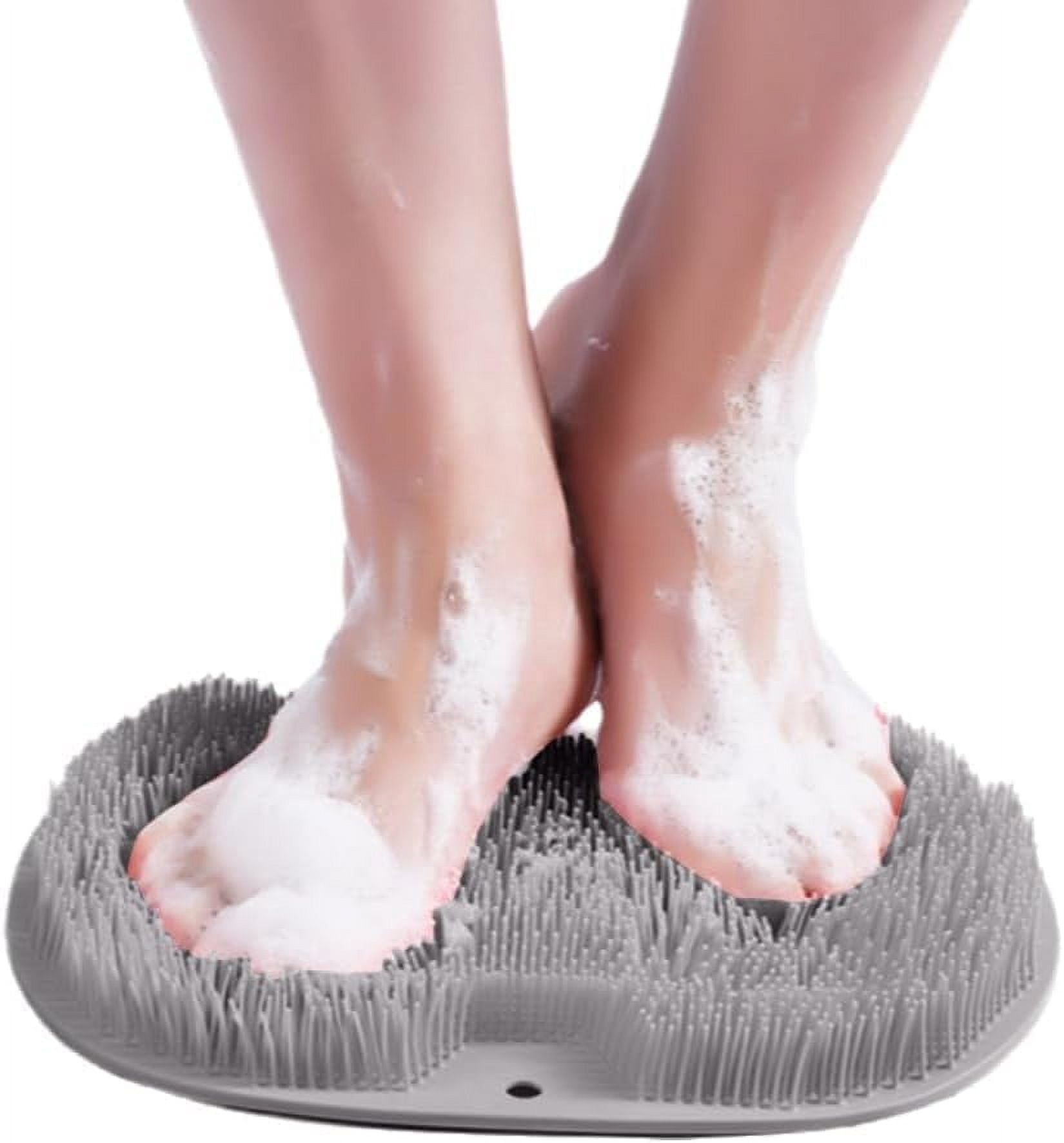 LOUQIBINE Upgraded Silicone Massage Bath Mat, 2026 New Wall-Mounted Non ...