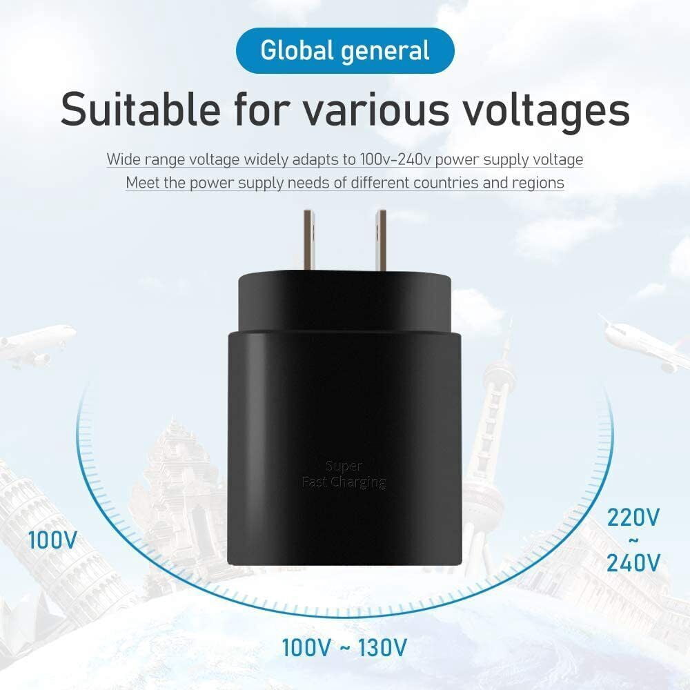 LOUVEROLA 25W USB-C Super Fast Wall Charger with 6.56FT Cable for ...