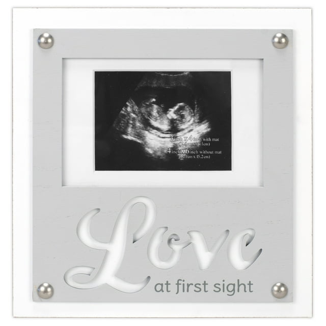 LOVE AT FIRST SIGHT Sonogram frame - 4x6 - Walmart.com