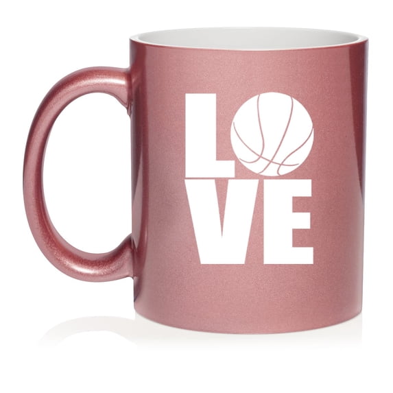 LOVE Basketball Ceramic Coffee Mug Tea Cup Gift for Her, Him, Friend ...