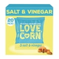 LOVE CORN, Salt & Vinegar Crunchy Corn Snacks, 20 Bags, Gluten-Free ...