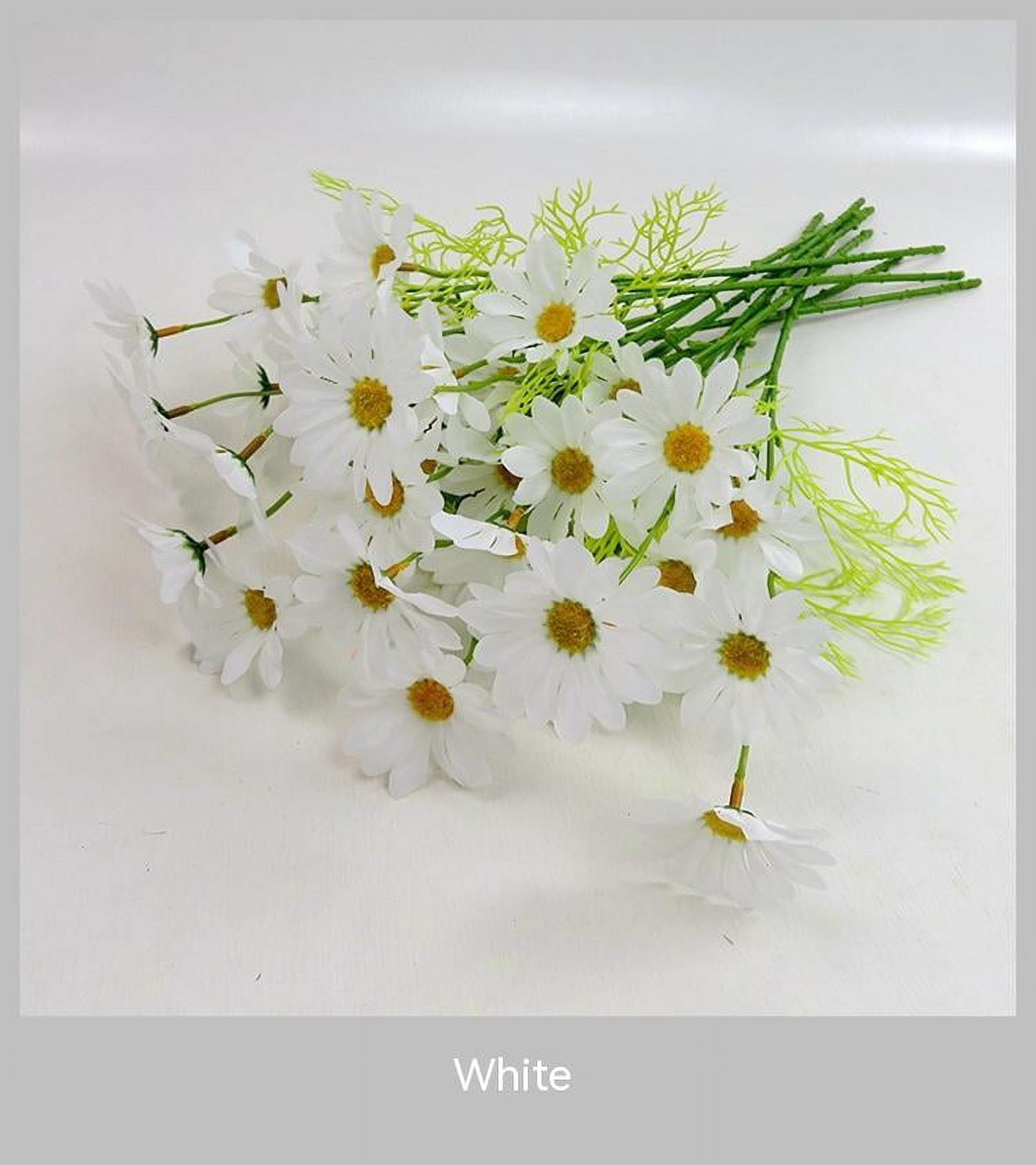 LOVE DOCK 10 Pieces Artificial Flower Daisy Home Decoration Chamomile ...