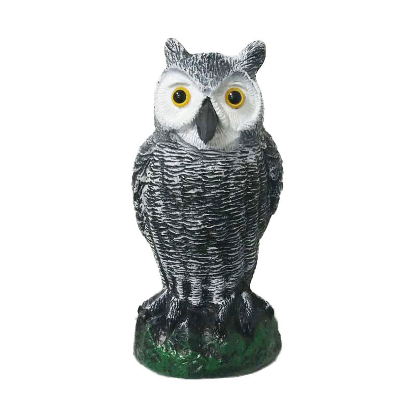 LOVE DOCK Owl Decoys to Scare Birds Away,Natural Enemy Bird Deterrent ...